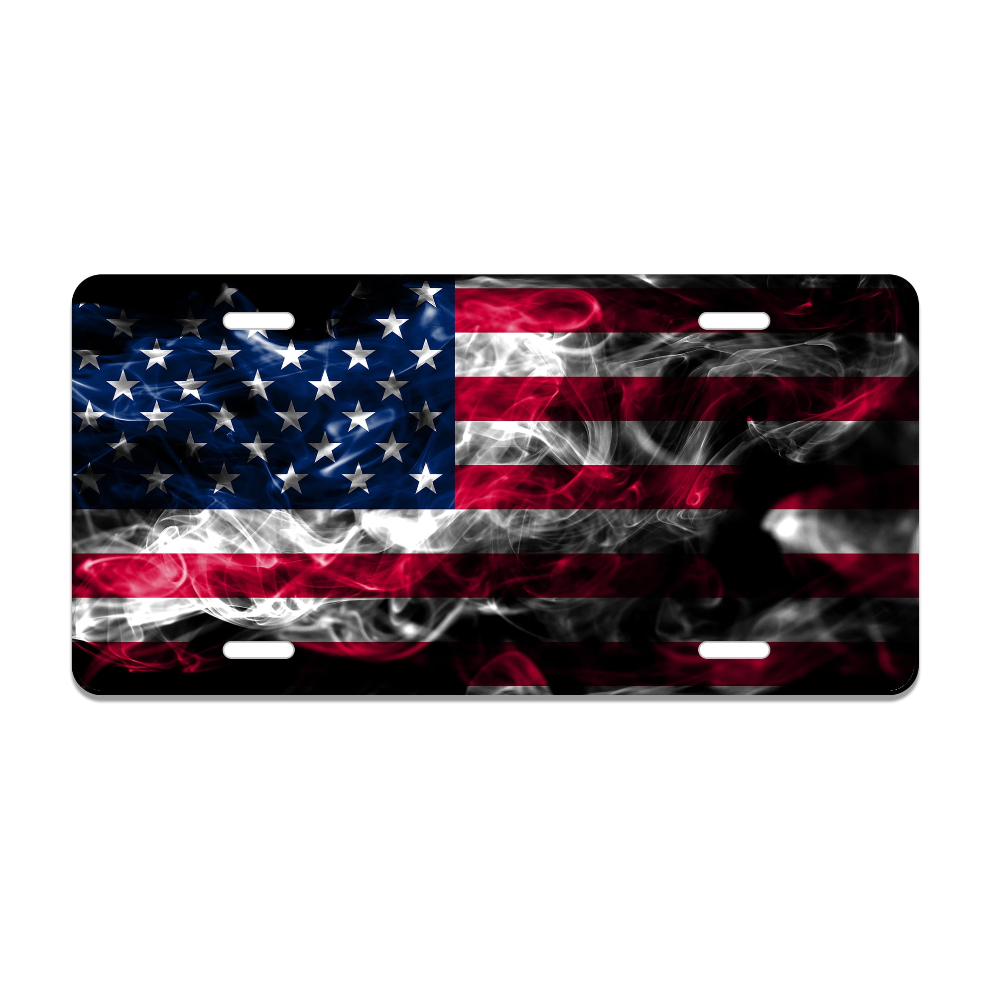 Smoaffly American Flag License Plate Decorative Car Front, Metal Car ...