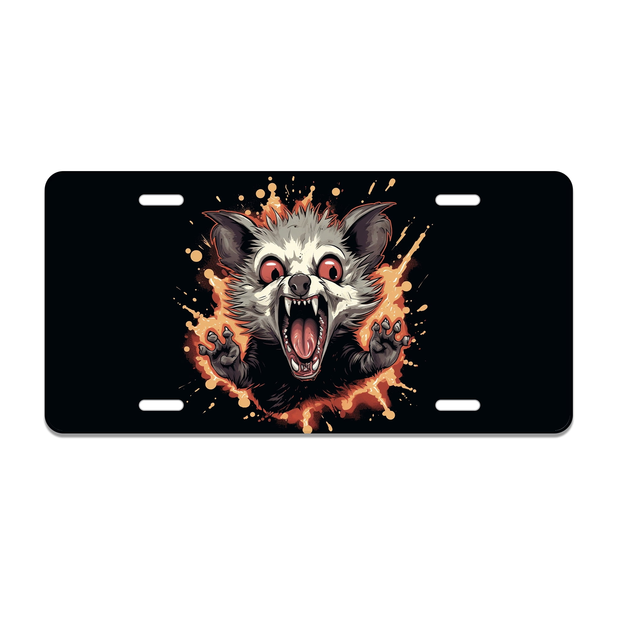 Smoaffly Art Japanese Waves License Plate Decorative Car Front, Metal ...