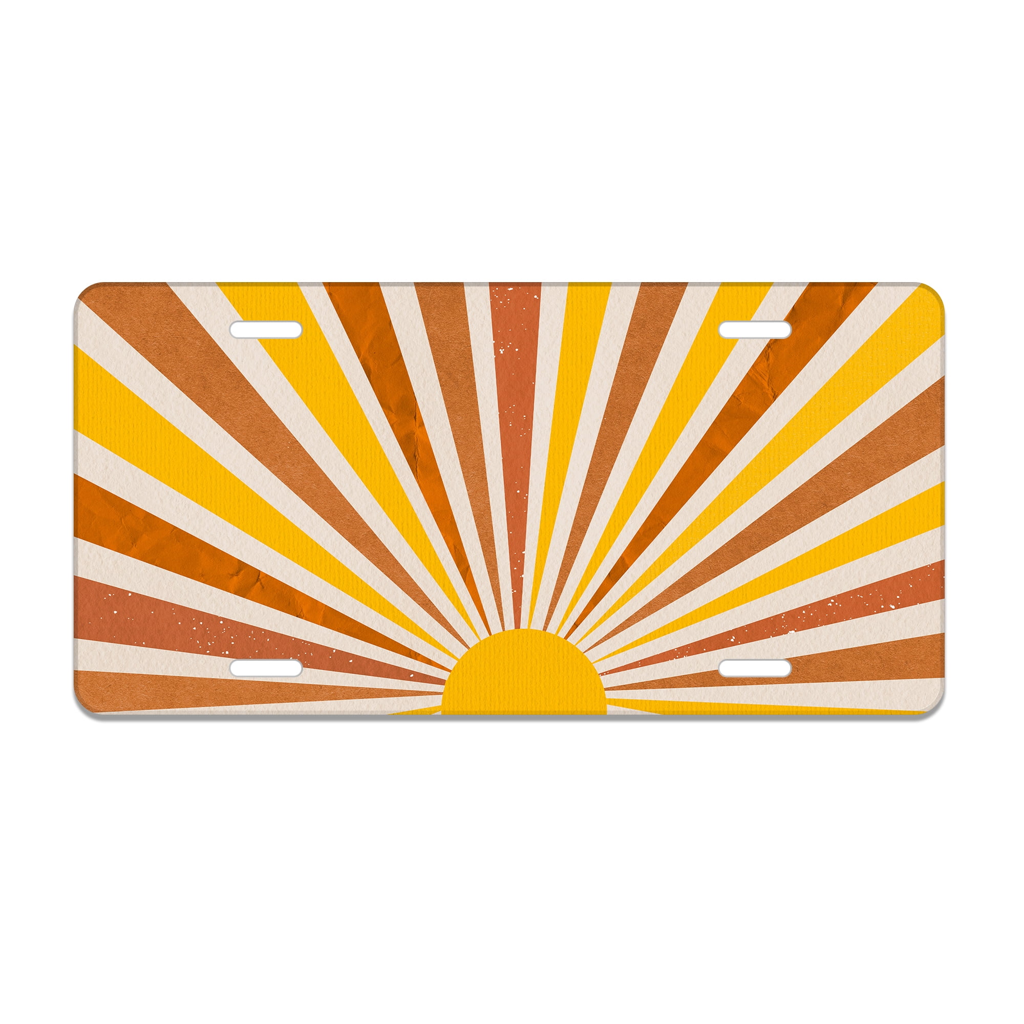 Smoaffly Boho Sun License Plate Decorative Car Front License Plate ...