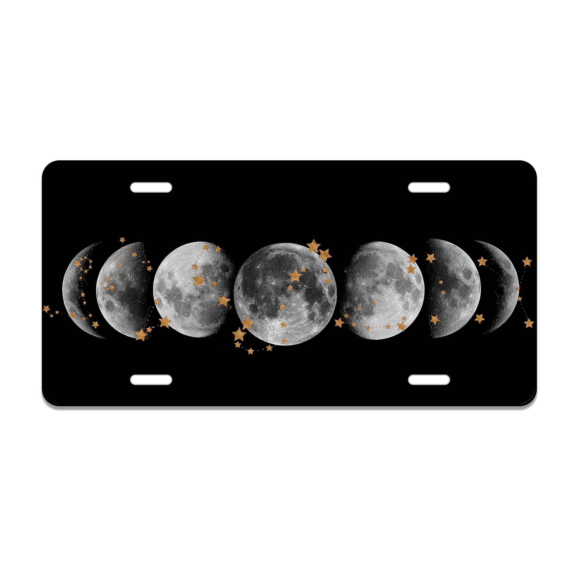 Smoaffly Celestial Moon Phases2 License Plate Decorative Car Front ...