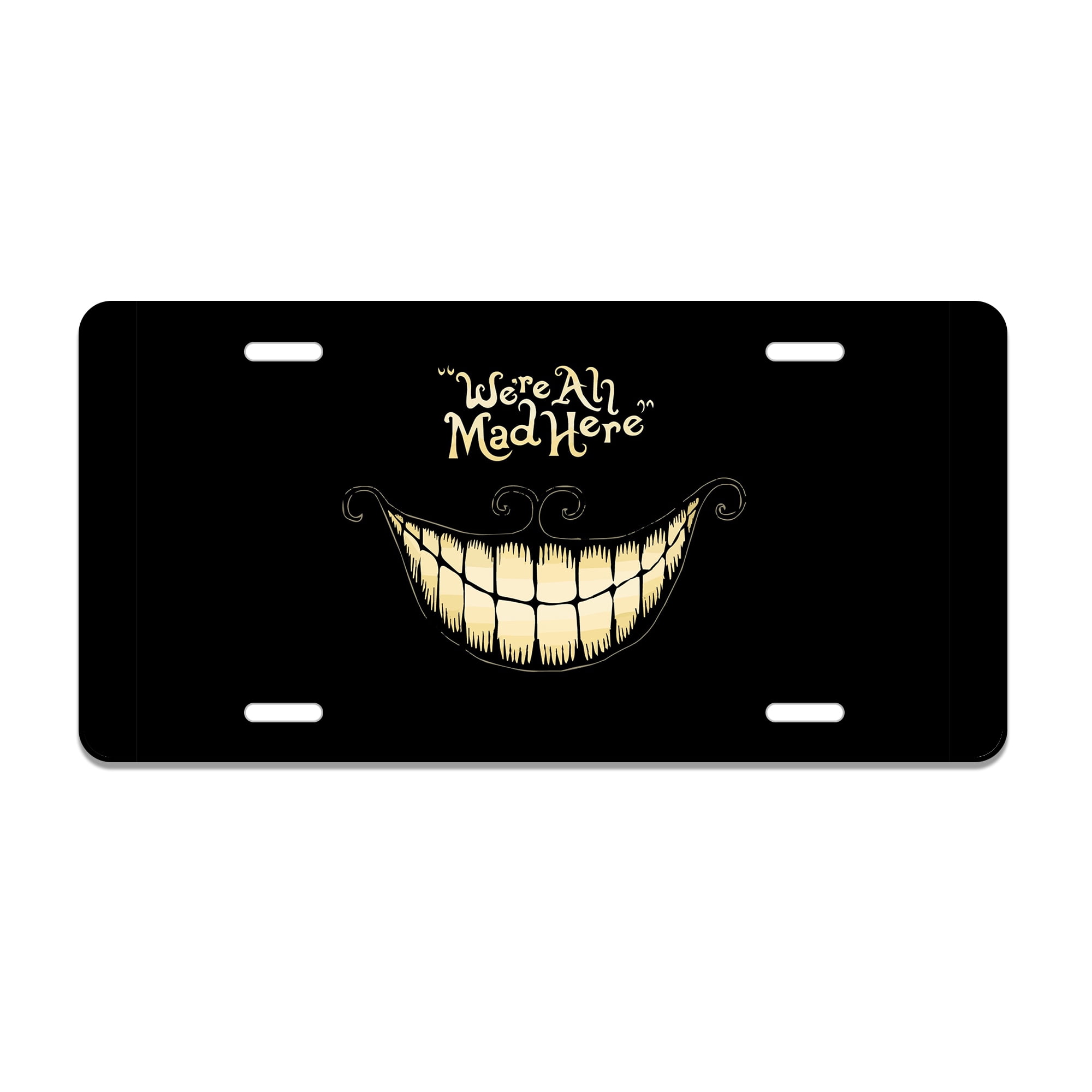 Smoaffly Halloween Smile License Plate Decorative Car Front License ...