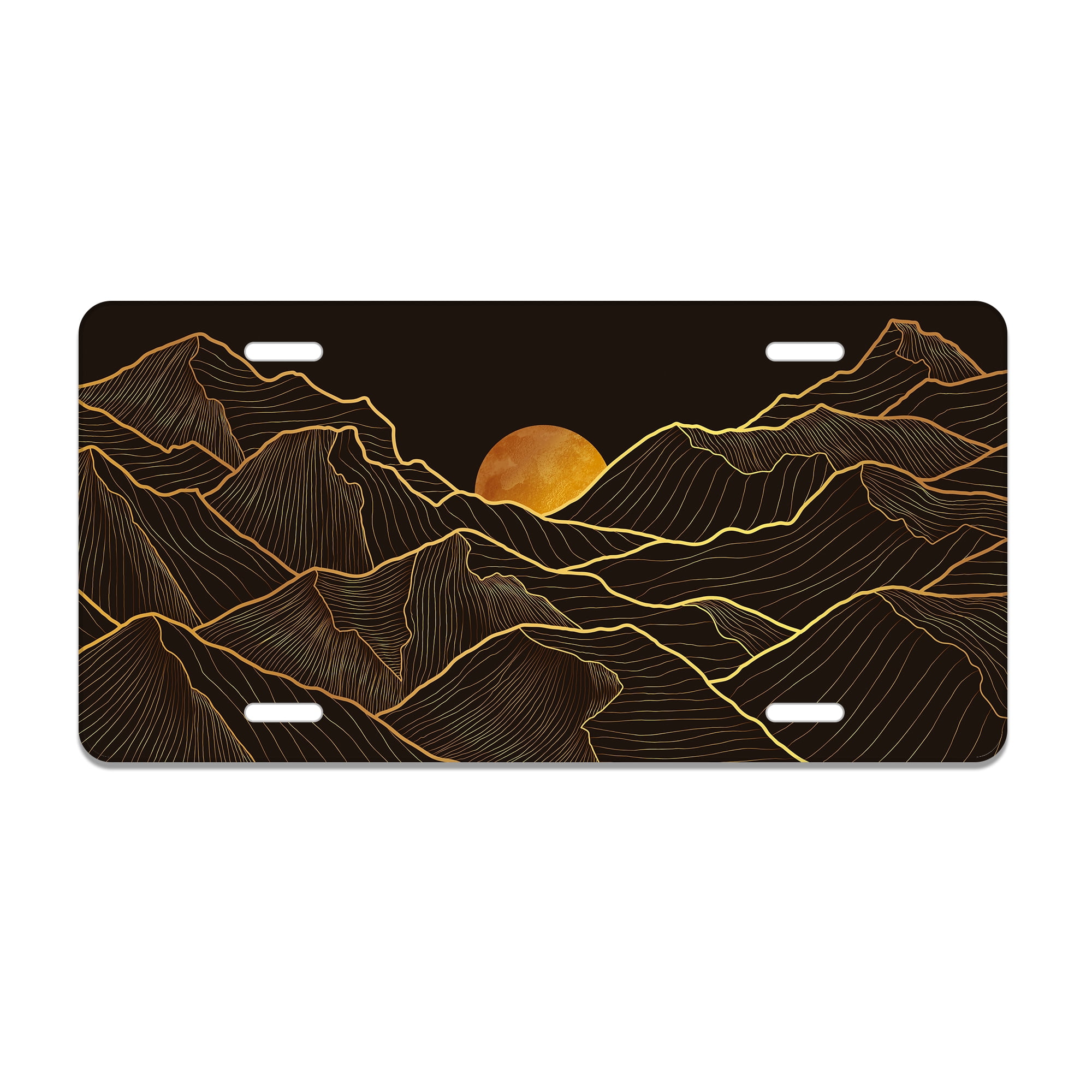 Smoaffly Pink Queen License Plate Decorative Car Front, Metal Car Plate ...