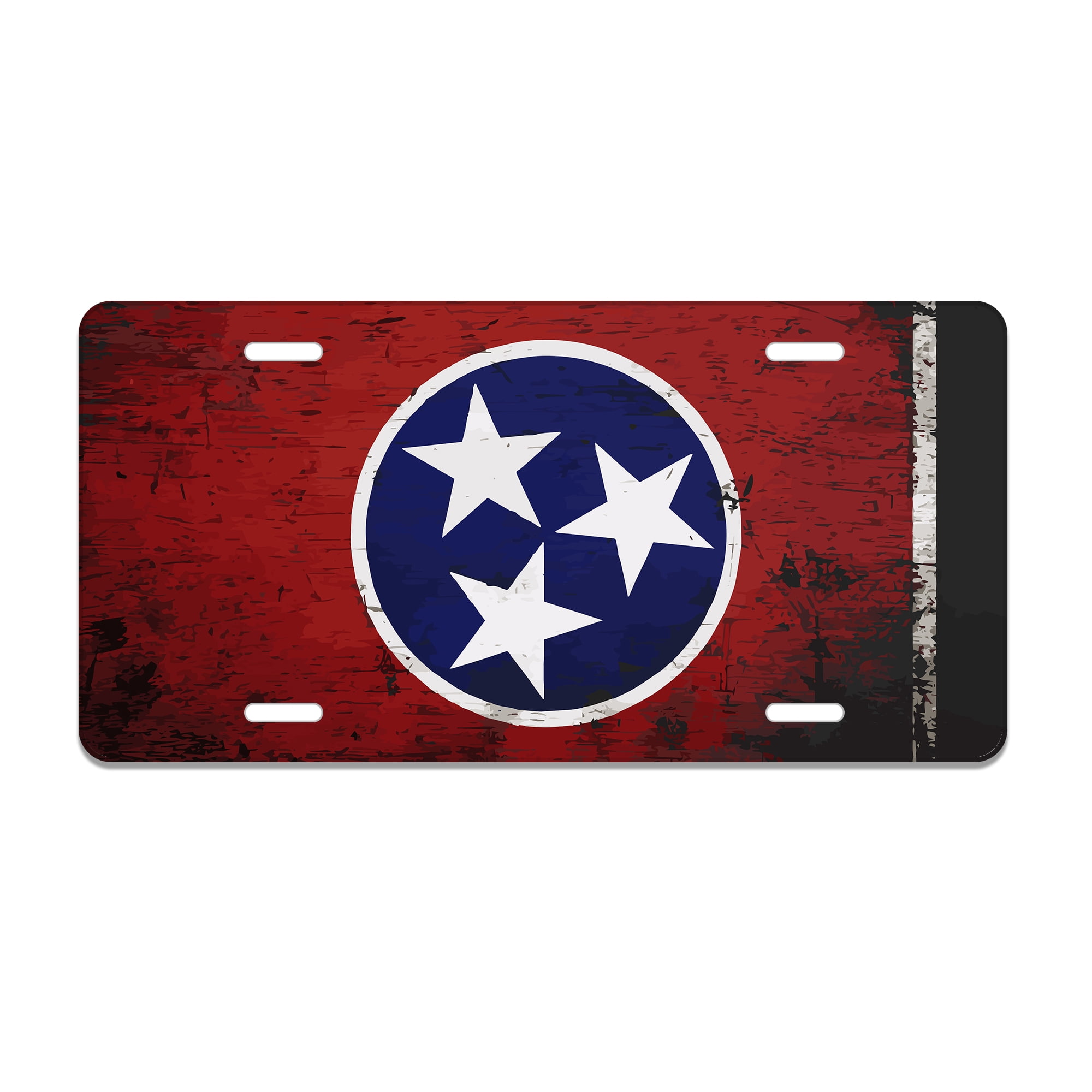 Smoaffly Retro Blue Butterfly License Plate Decorative Car Front, Metal ...