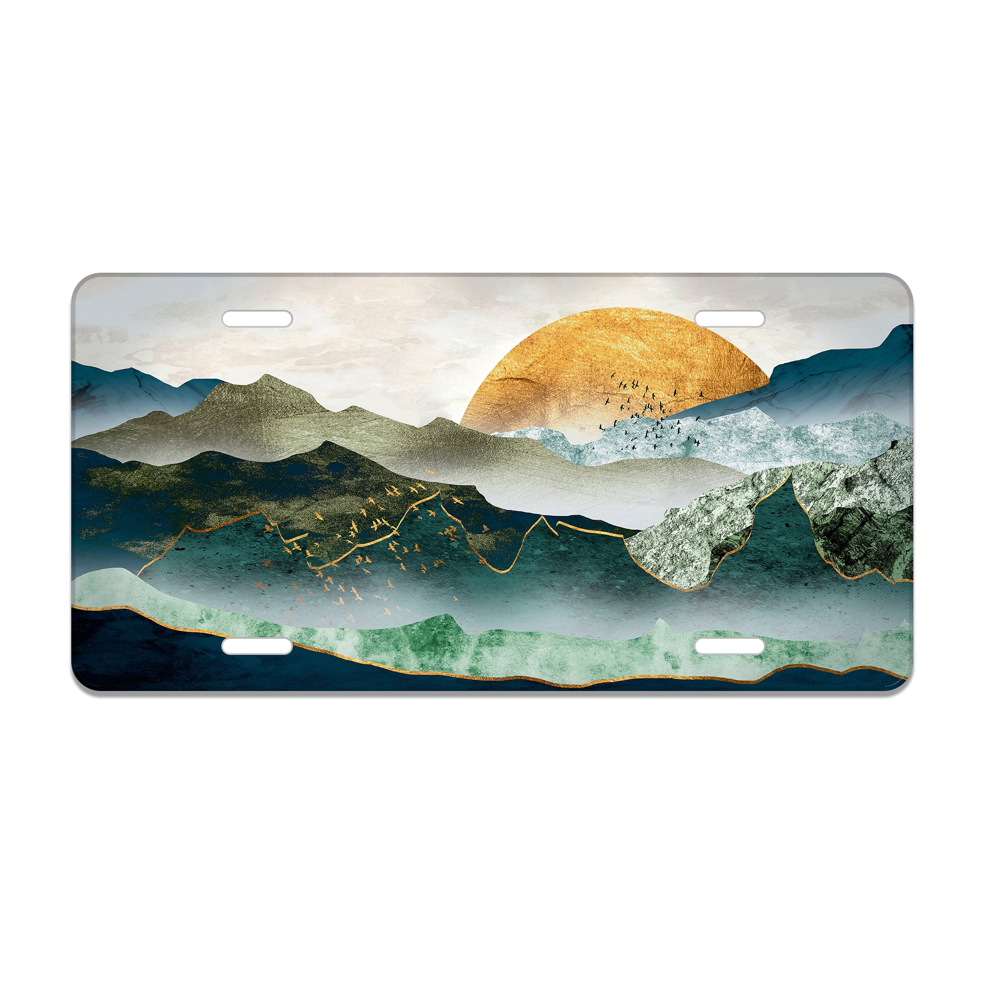 Smoaffly Van Gogh Starry Night License Plate Decorative Car Front ...