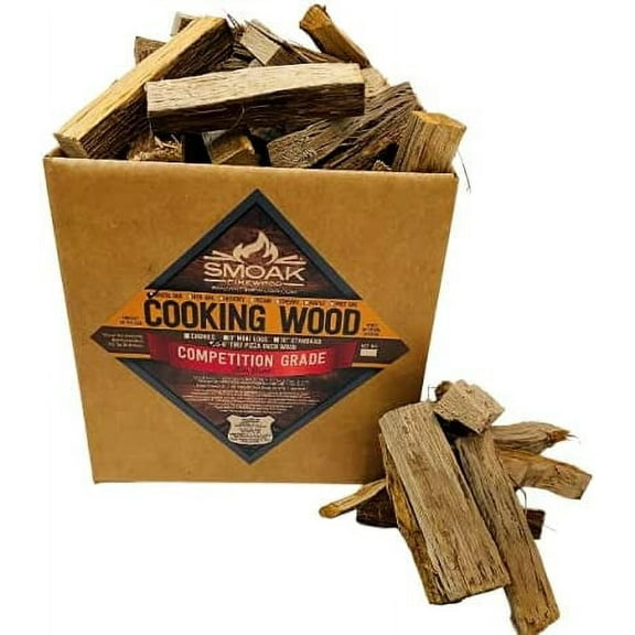 Smoak Firewood's Premium Hickory Cooking Wood Mini Logs for Grilling ...