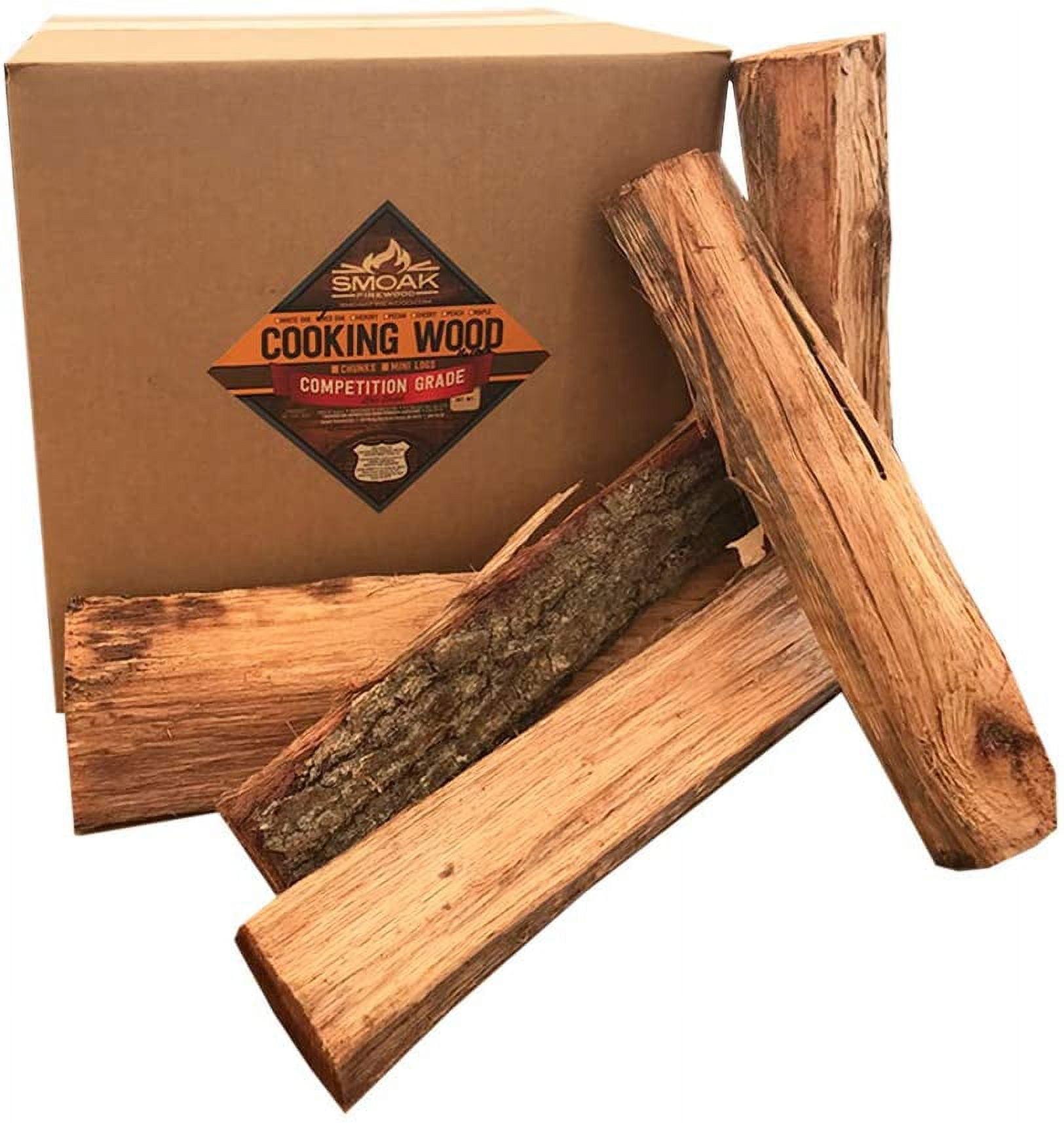 Smoak Firewood Premium Red Oak Wood Logs, Long Lasting, Natural, Real ...