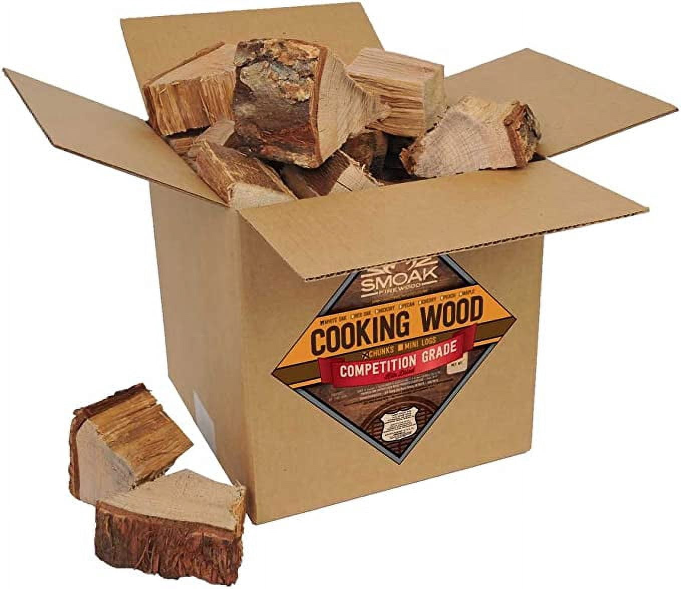 Smoak Firewood 10 Lb Cooking Wood 8 Piece Walmart