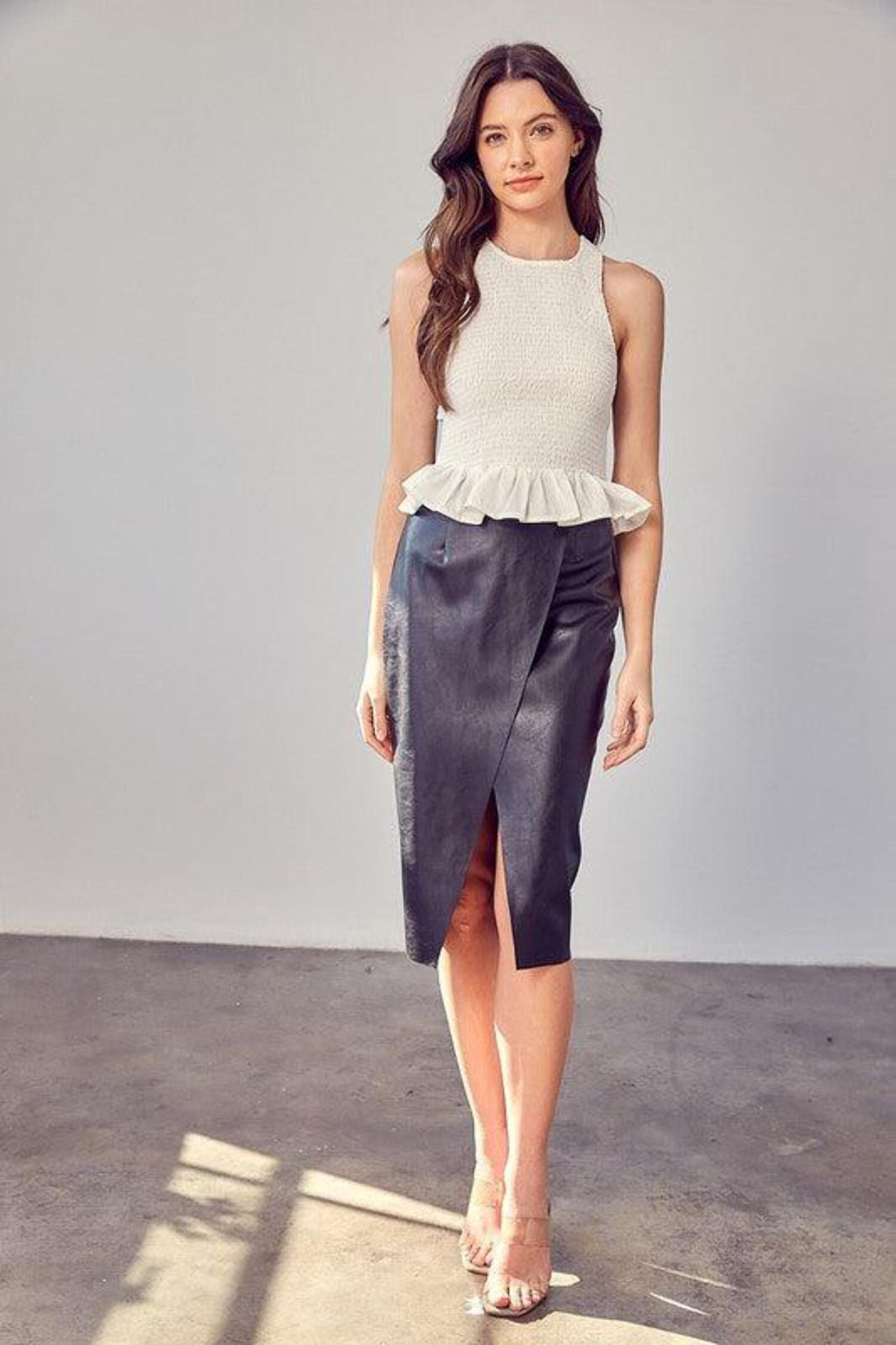 Smocked Criss Cross Back Top - Walmart.com