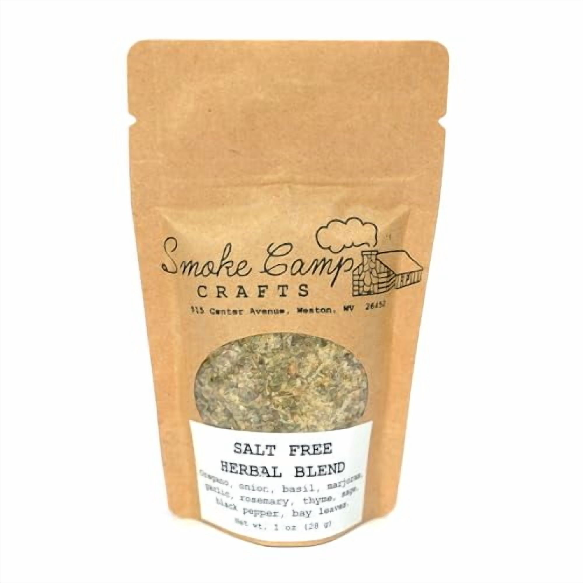 Smoke Camp Crafts Herbal BDF32 Blend, 1 oz (28 g) - Salt-Free Herb ...