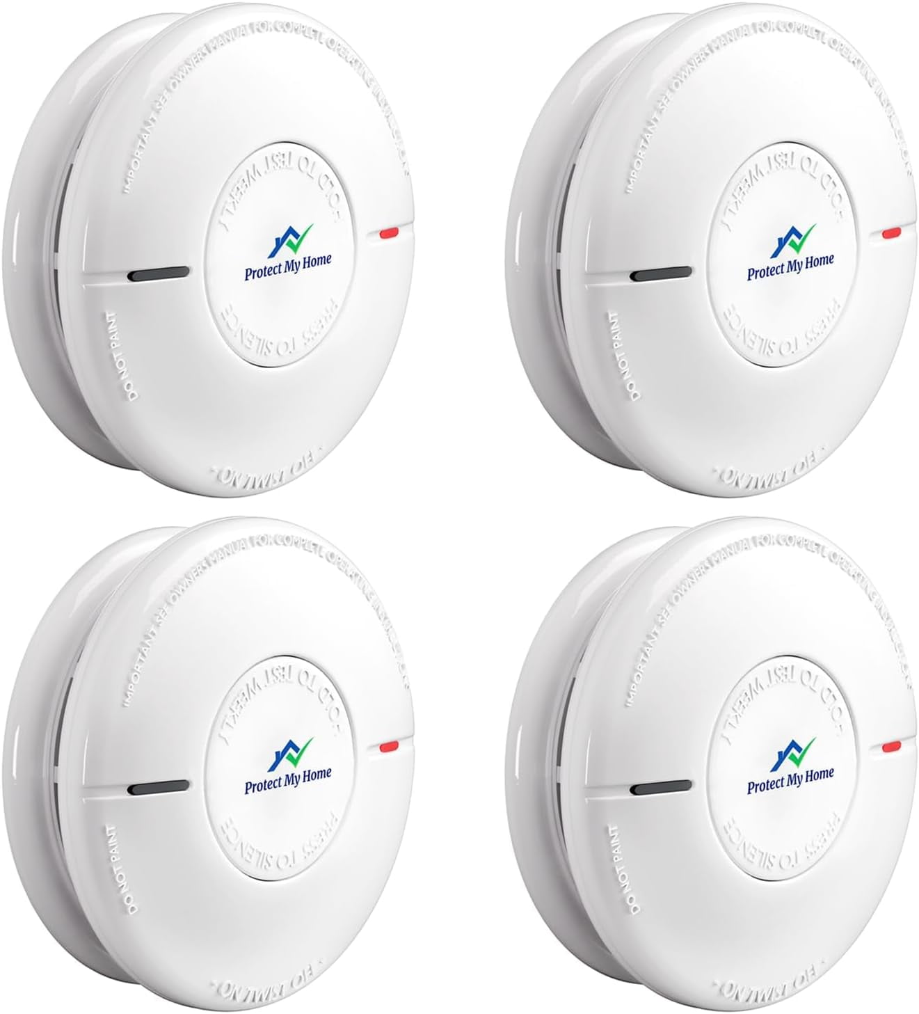 Smoke and Carbon Monoxide Detector Combo - CO & Smoke Alarm System with ...