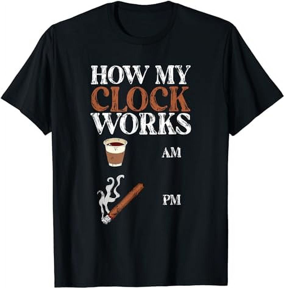 Smoke Cigar Scotch Whiskey Smoking Dad Smoker Gift T-Shirt - Walmart.com