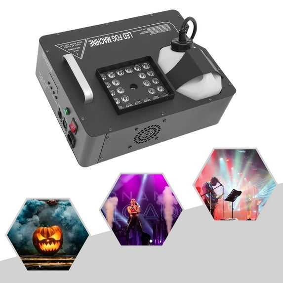 Smoke Fog Machine DMX DJ Party Vertical Spray Fog Stage Light RGB 24 ...