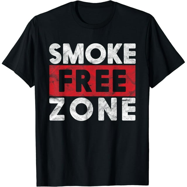 'Smoke Free Zone' Cool World No Tobacco Day No Smoking Shirt - Walmart.com