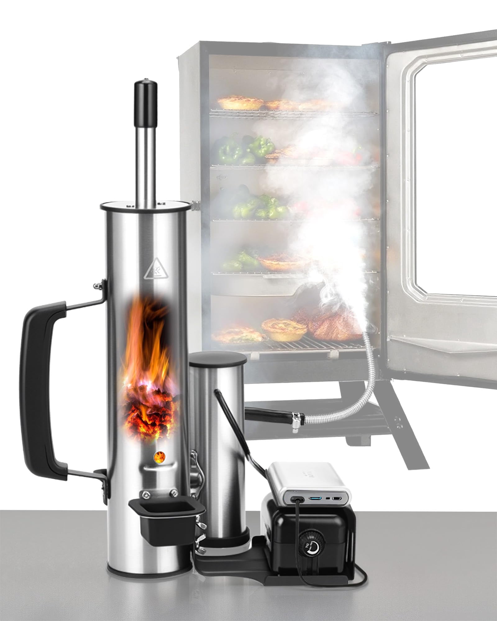 Smoke Generator for Pellet Grills - electric smoker, Upgrade Smoker ...