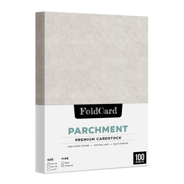 Smoke Gray Stationery Parchment Recycled Cardstock Paper | 65lb Cover ...