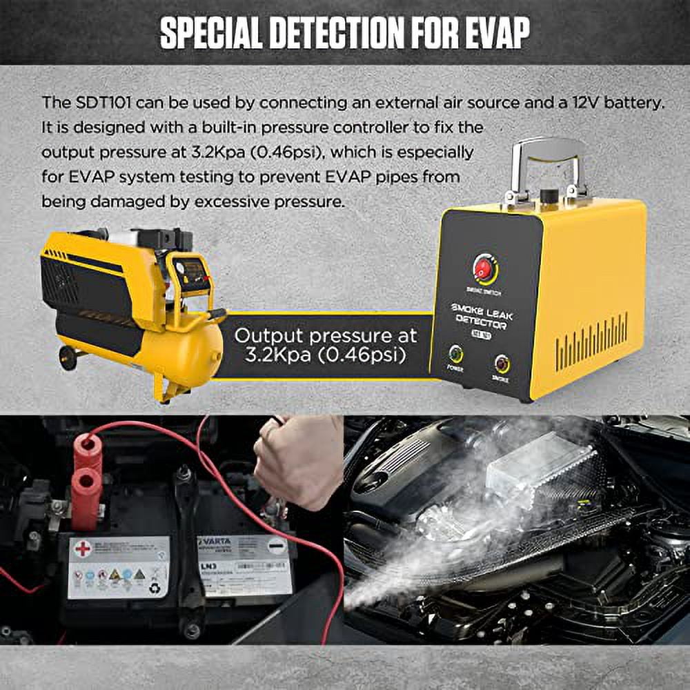 Smoke Leak Detector Locator SDT101 EVAP Fuel Leak Detectors Car Smoke ...