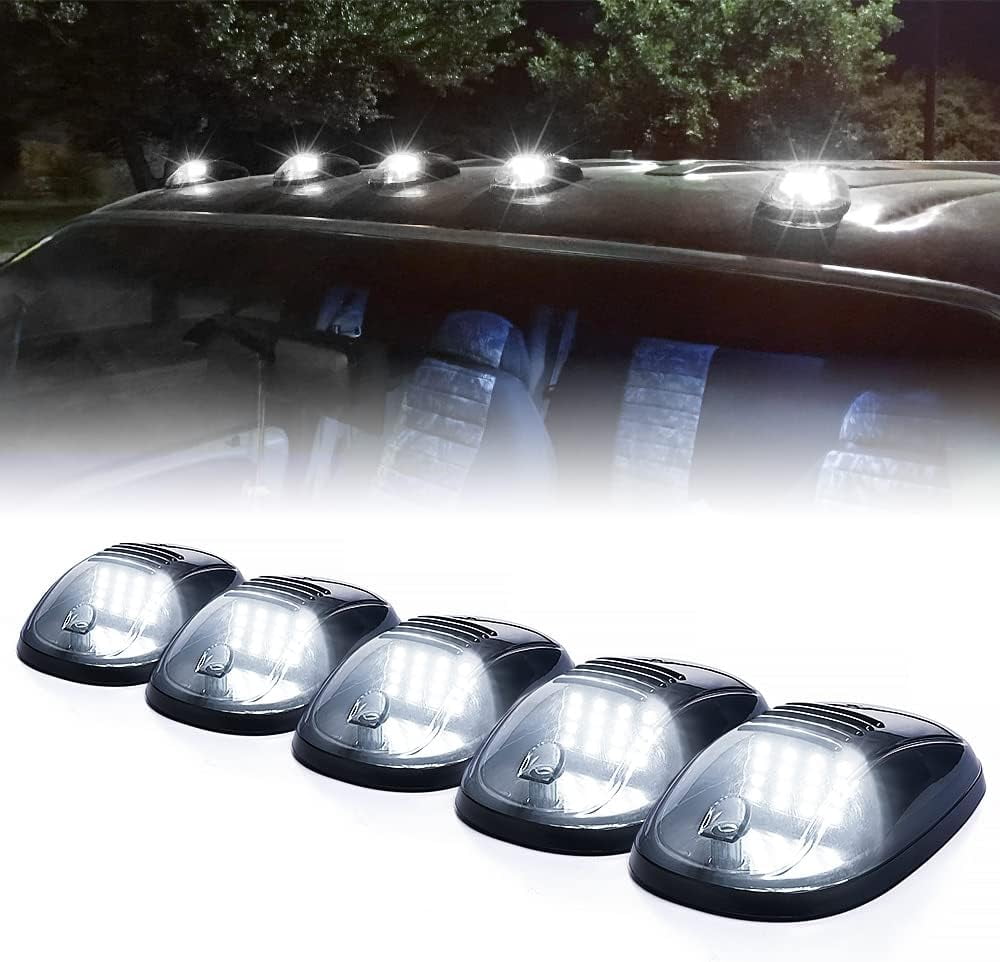 Smoke Lens Rooftop Cab Clearance Light, Roof Top Marker Running White ...