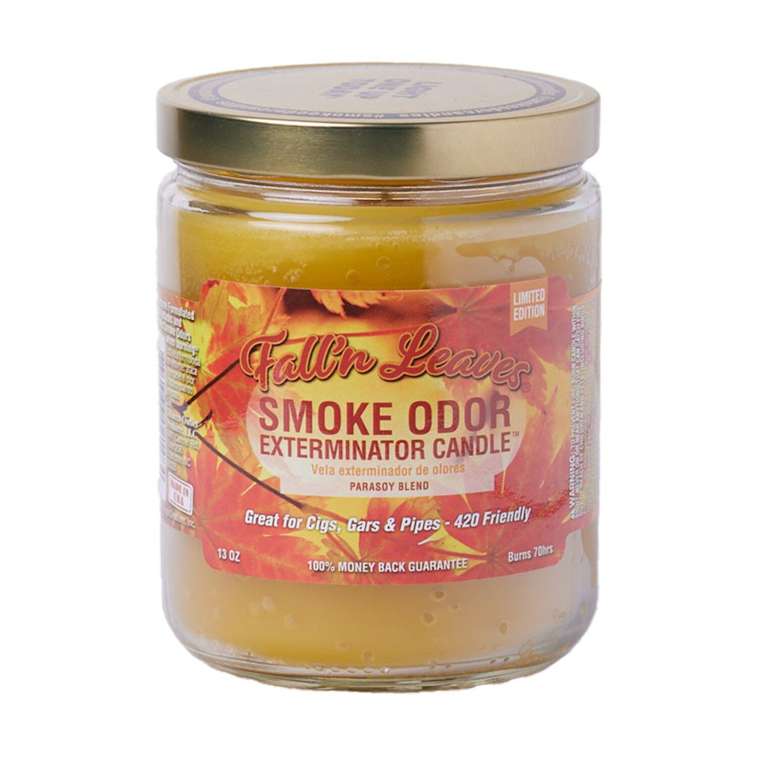 Smoke Odor Exterminator 13oz Jar Candles (Fall N Leaves, 1), 13 Ounce ...