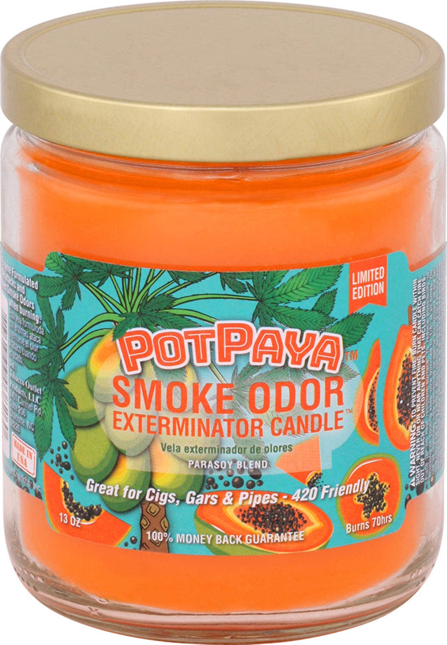 Smoke Odor Exterminator 13oz Jar Candle, Potpaya Limited Edition ...