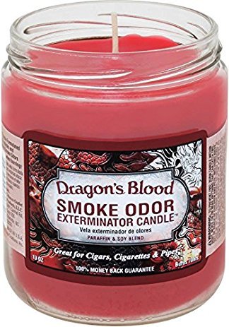 Smoke Odor Exterminator, Dragon's Blood 13oz Jar Candle, 13 oz, 13 ...