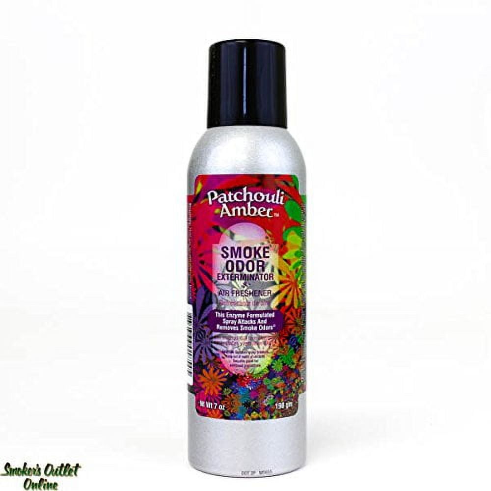 Smoke Odor Exterminator Spray, Patchouli Amber, 7 Ounce - Home Room ...