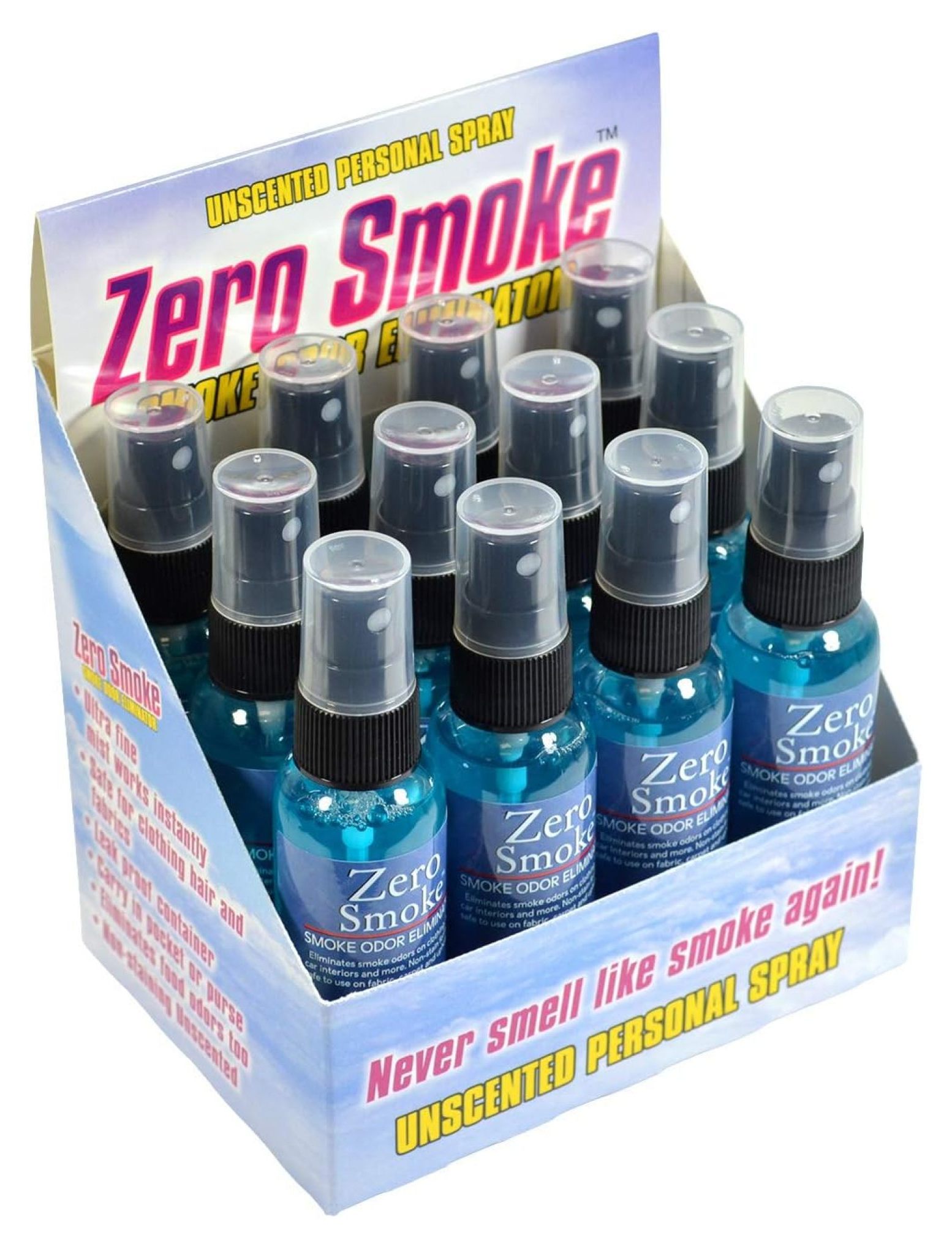 Smoke Odor Spray 2 Oz. Smoke Smell (12) - Walmart.com