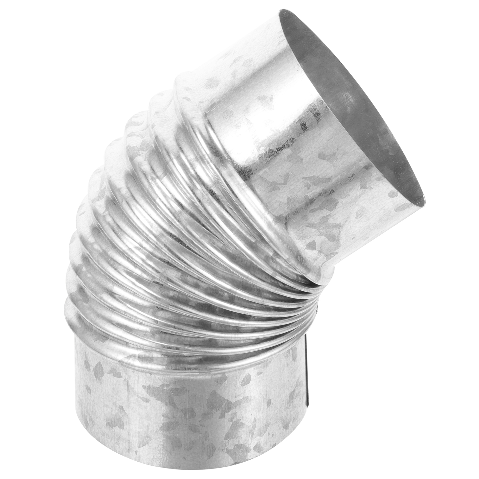 Smoke Pipe Elbow Wood Stove Metal Practical Exhaust Firepl Chimney Tube ...