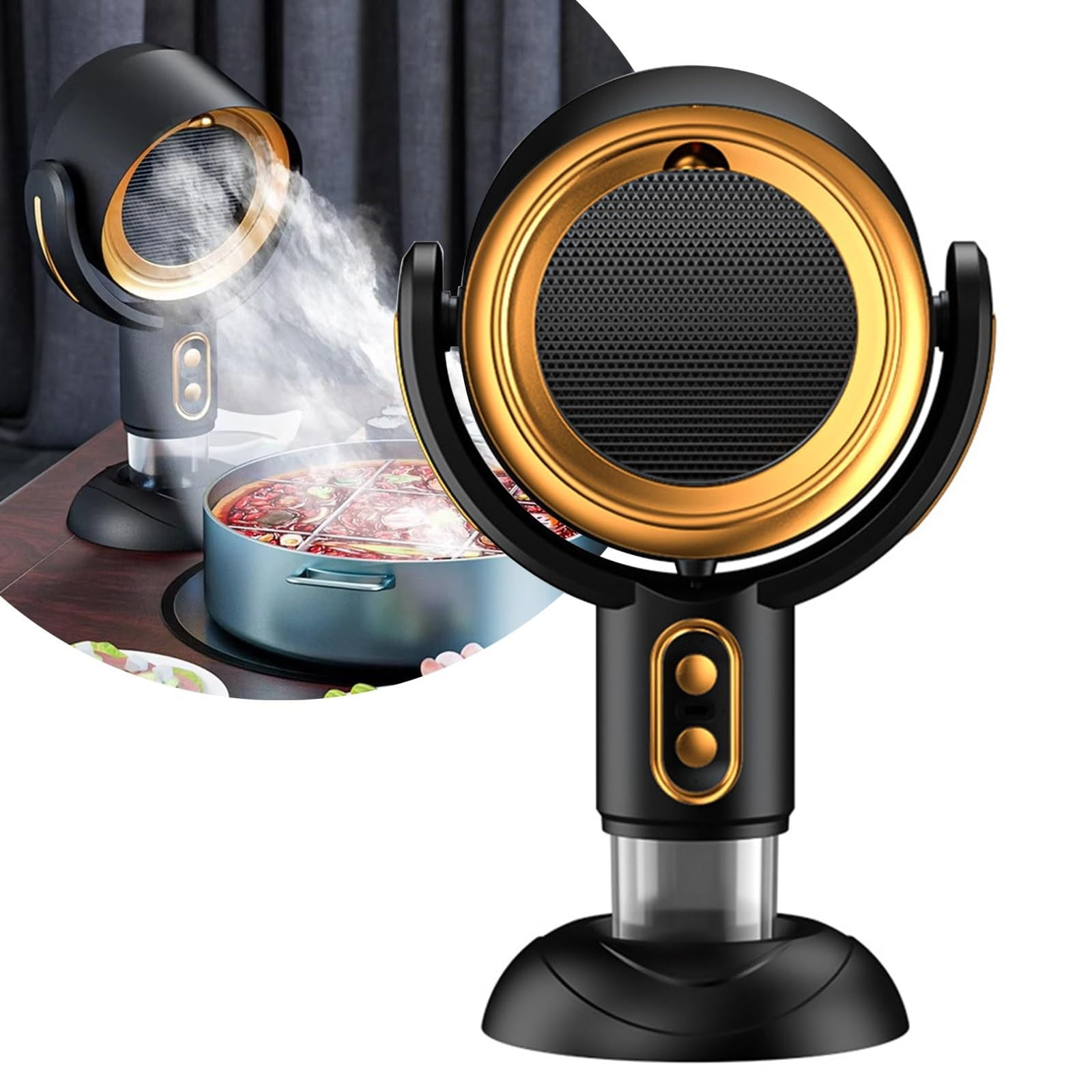 Smoke Purifier For Smoking Indoors, Puff Hide Smoke Fan,Portable ...