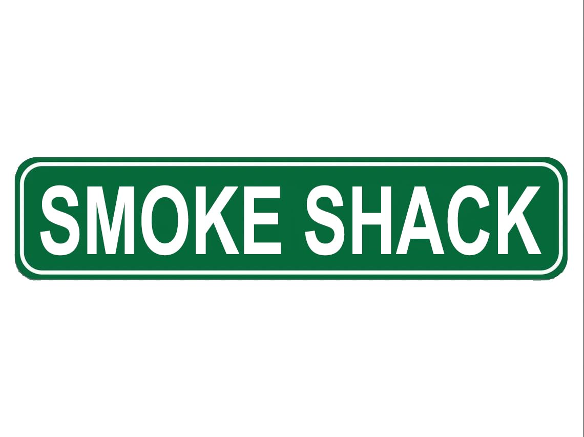 Smoke Shack Sign Kitchen Pantry Backyard Grill Smoke Pit Smoker Rustic ...