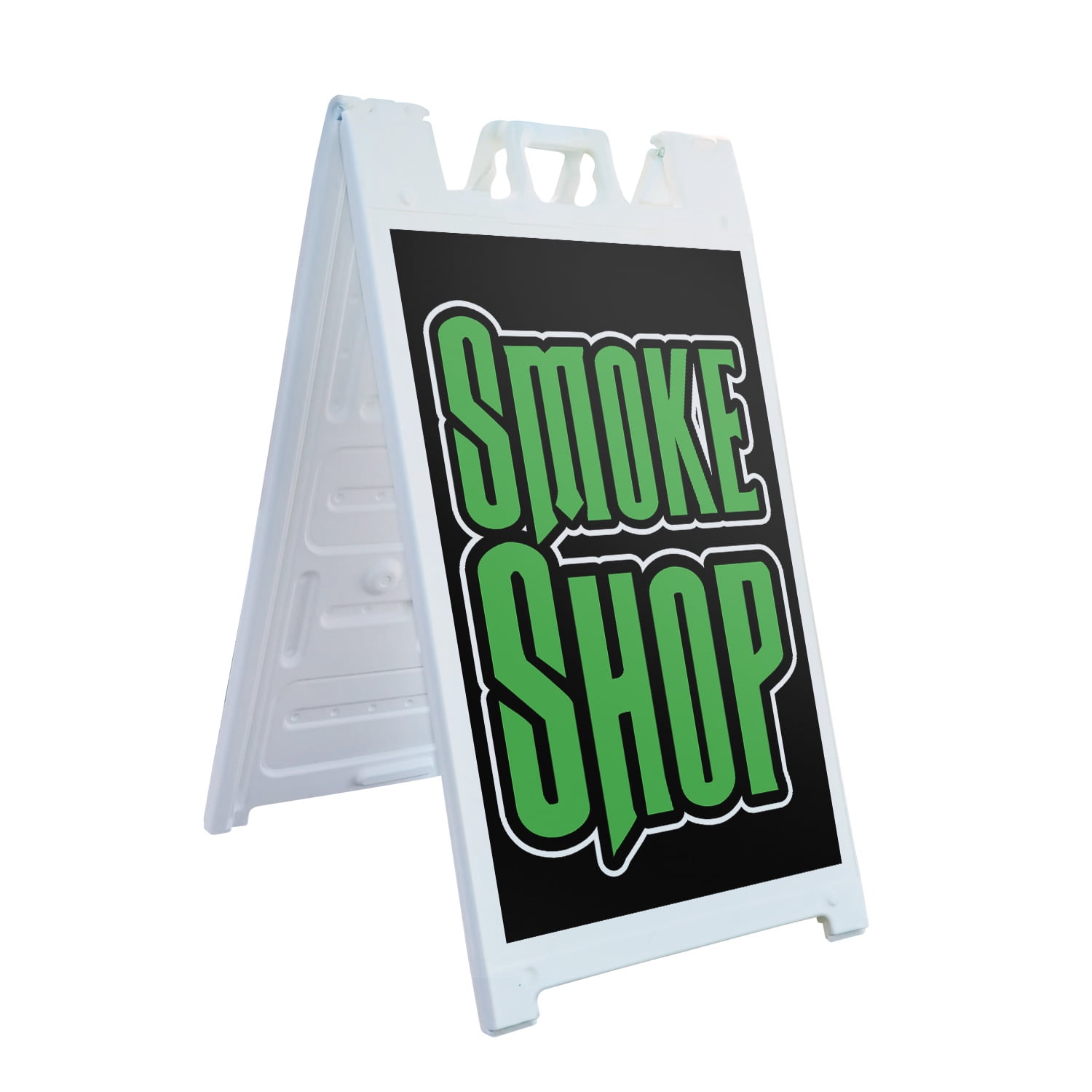 Smoke Shop 24" x 36" Double Sided A-Frame Sidewalk Sign Includes 2 ...