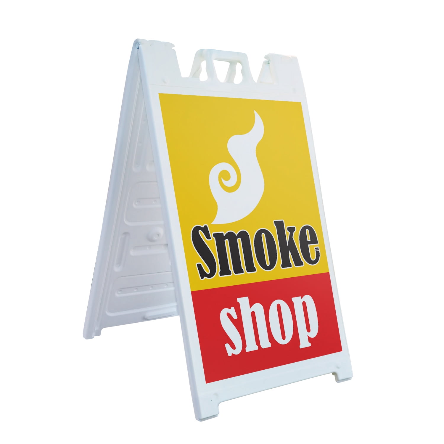 Smoke Shop 24" x 36" Double Sided A-Frame Sidewalk Sign Includes 2 ...