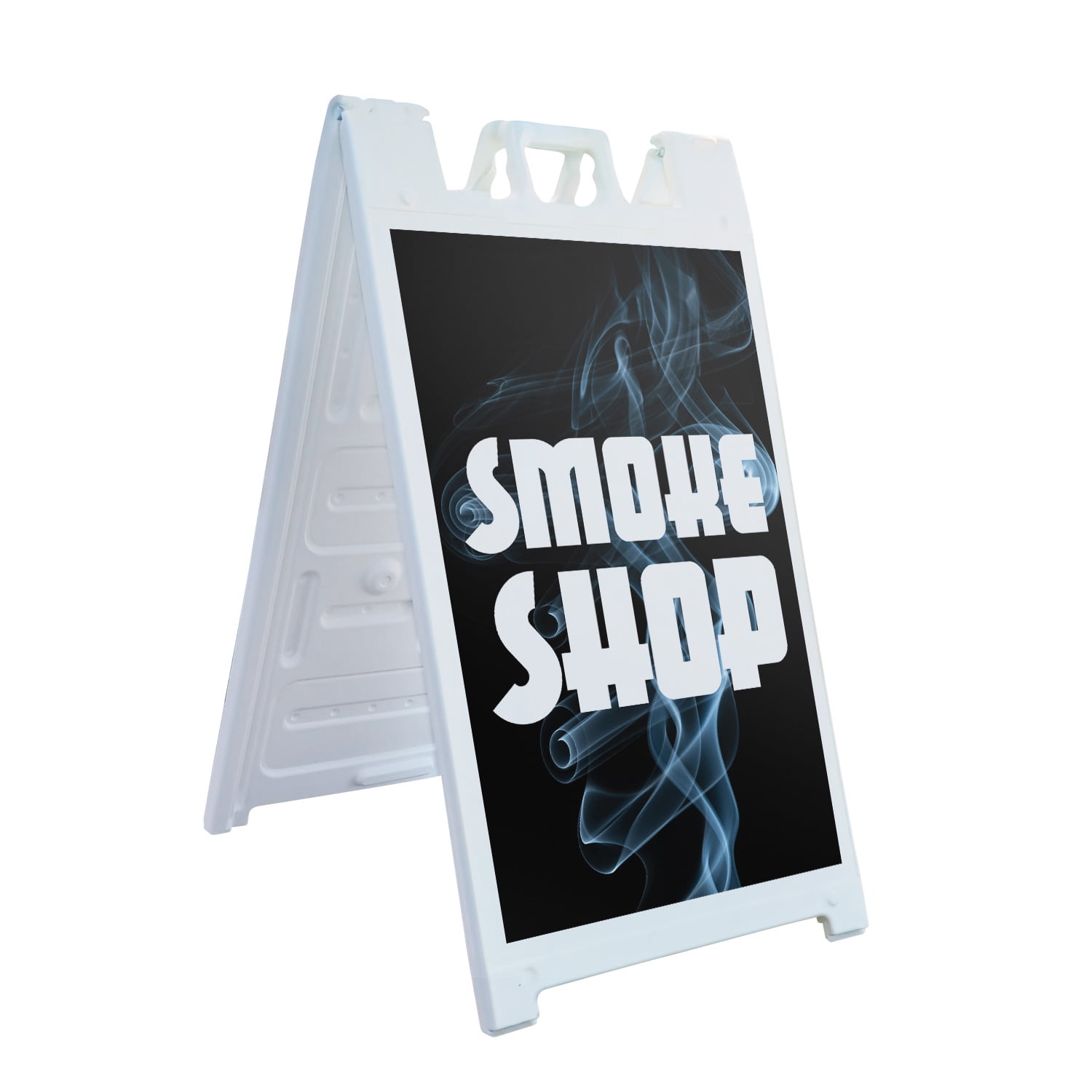 Smoke Shop 24" x 36" Double Sided A-Frame Sidewalk Sign Includes 2 ...