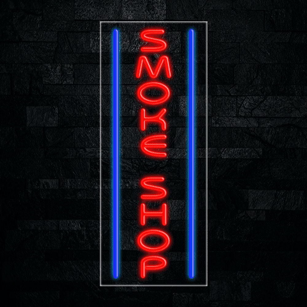 Smoke Shop LED Neon Sign 12"L x 30"H #31623 - Walmart.com