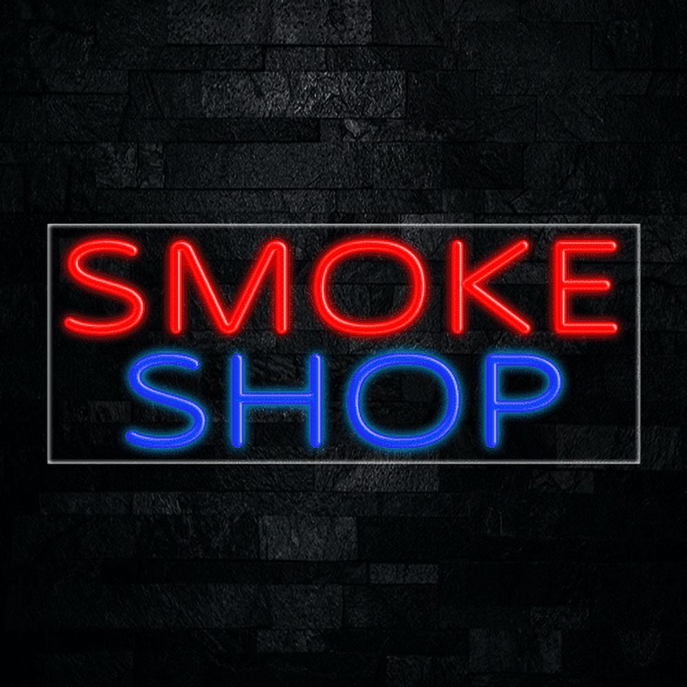 Smoke Shop LED Neon Sign 30"L x 12"H #31478 - Walmart.com