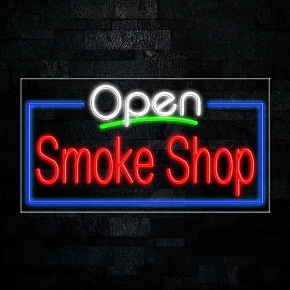 Smoke Shop LED Neon Sign 33"L x 18"H #35865 - Walmart.com