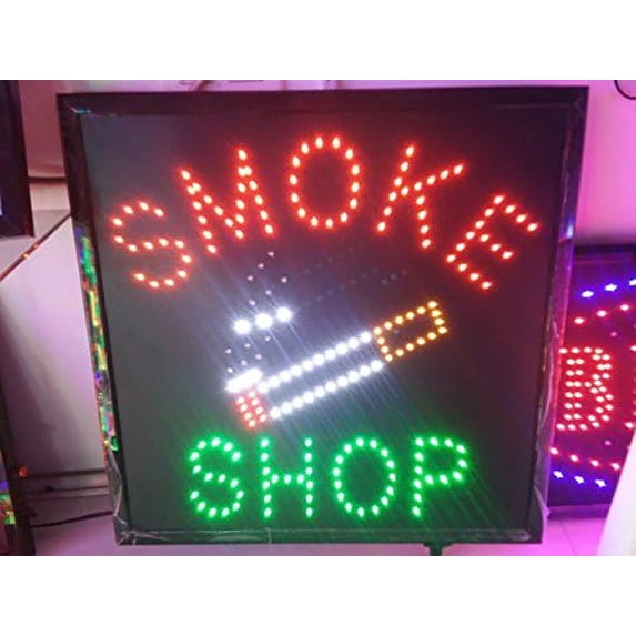 Smoke Shop LED Neon Sign,Business,Store,Windows Sign,Smoke Shop Sign 20 ...