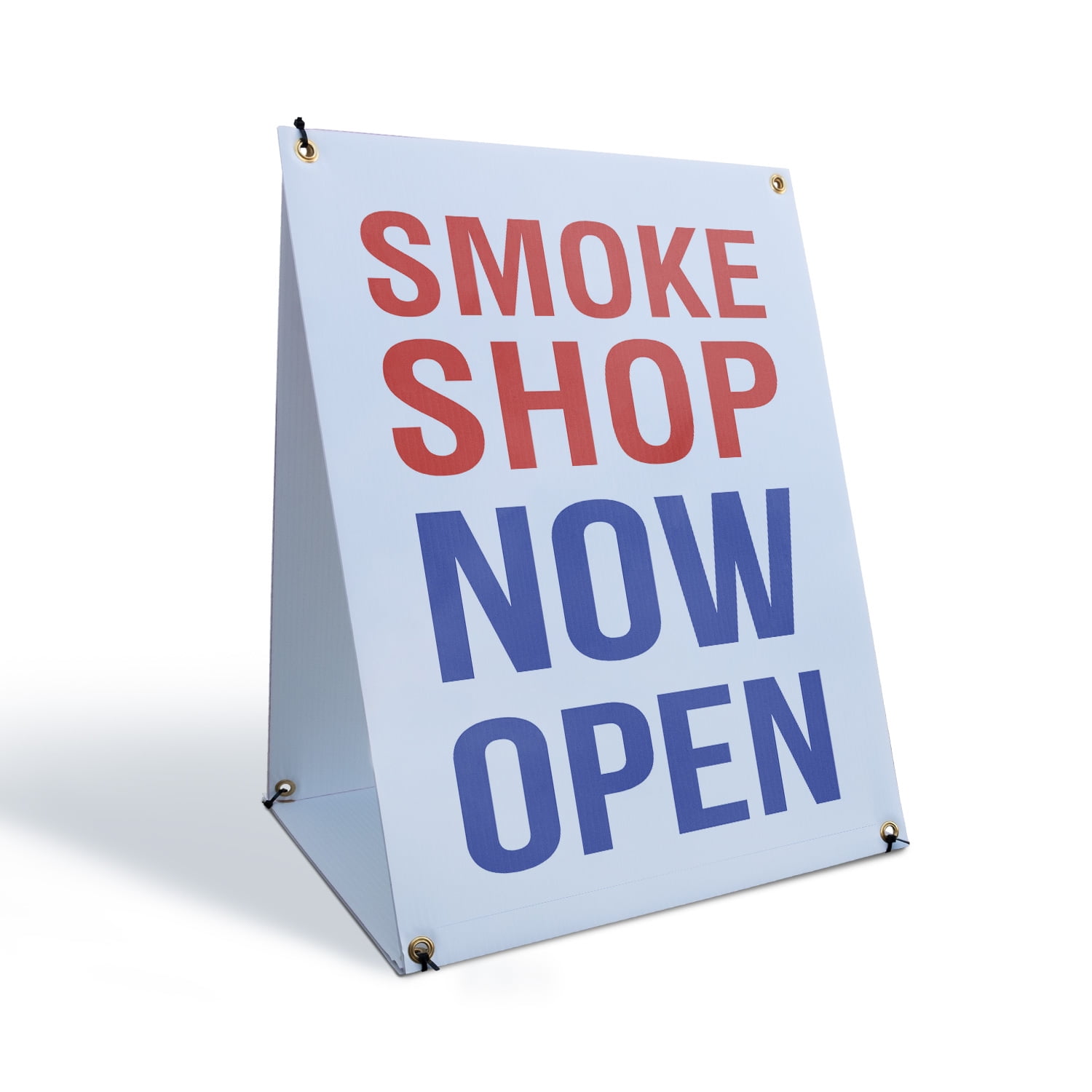 Smoke Shop Now Open Sidewalk Sign 24 Inch x 36 Inch A-Frame Images On ...