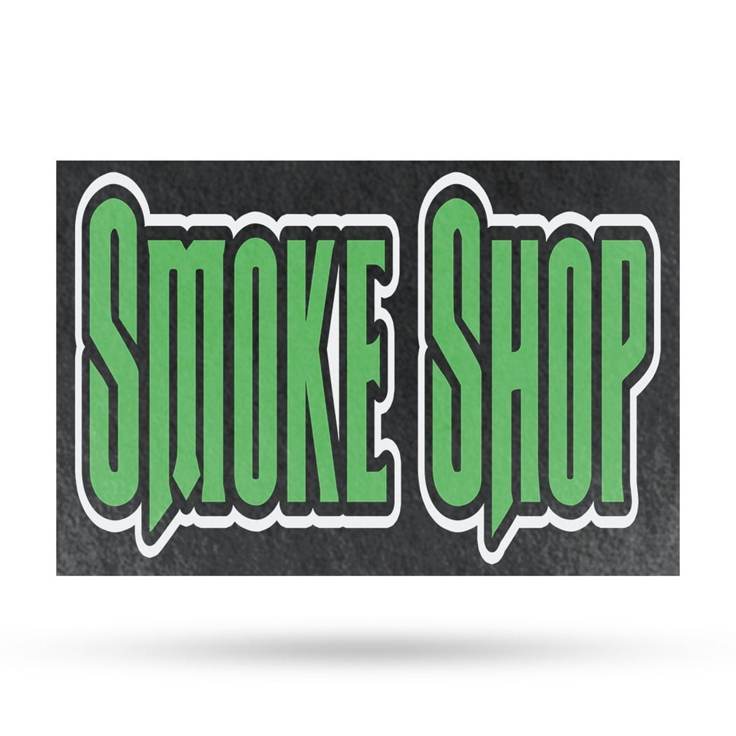 Smoke Shop Vinyl Decal 12 Inch x 16 Inch Weatherproof Heavy-Duty ...