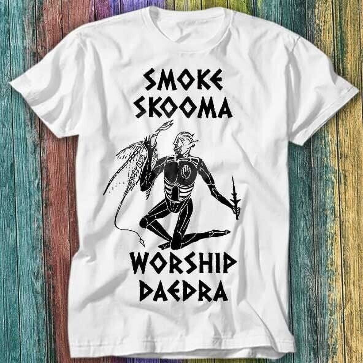 Smoke Skooma Worship Daedra Gamer Heartbeat T Shirt Top Tee 508 ...