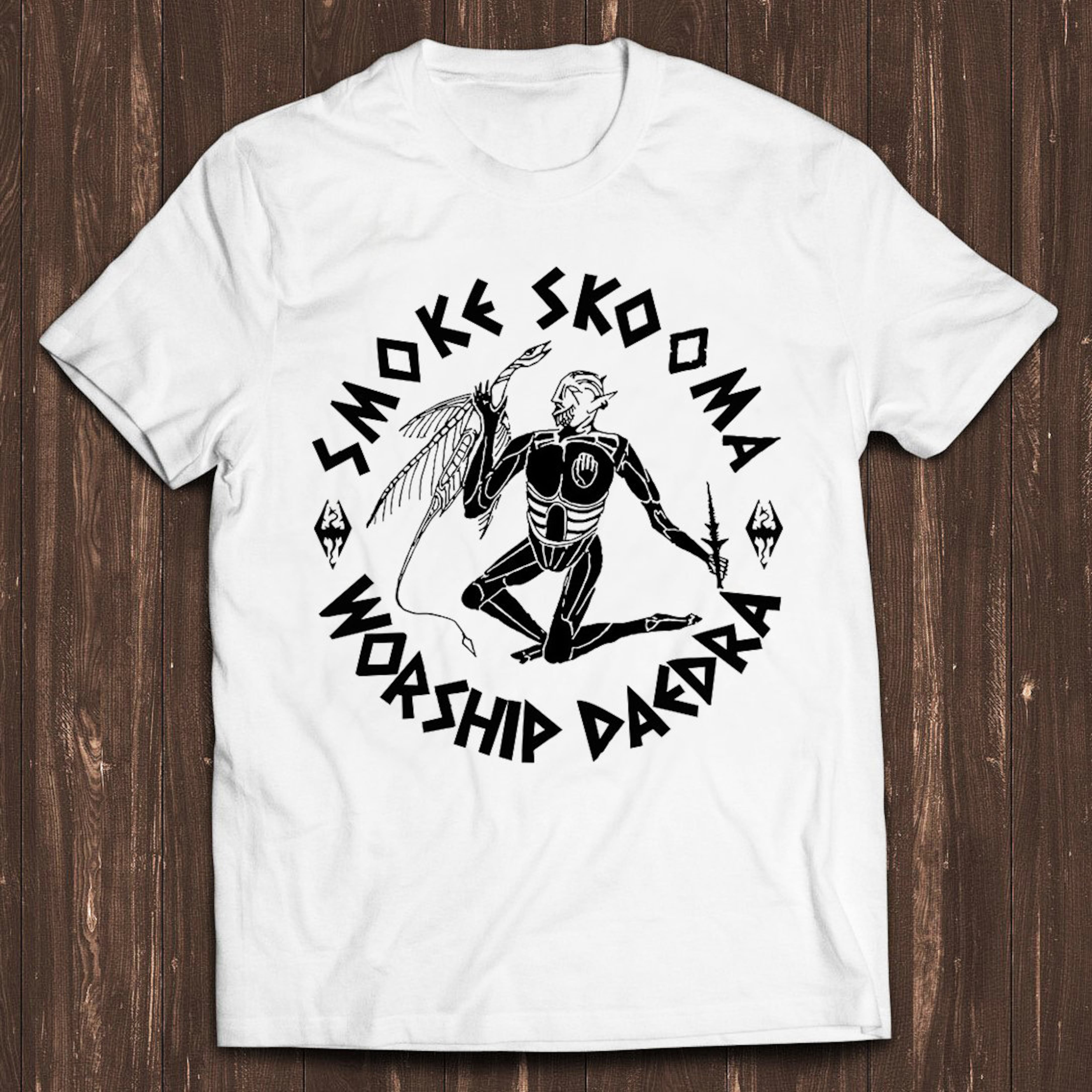 Smoke Skooma Worship Daedra Meme Gift Funny Unisex Gamer Heartbeat ...