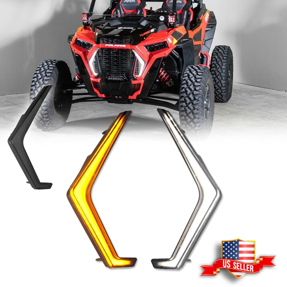 Smoke Switchback LED DRL Signal Lights For 2018-2022 Polaris RZR XP 4 ...