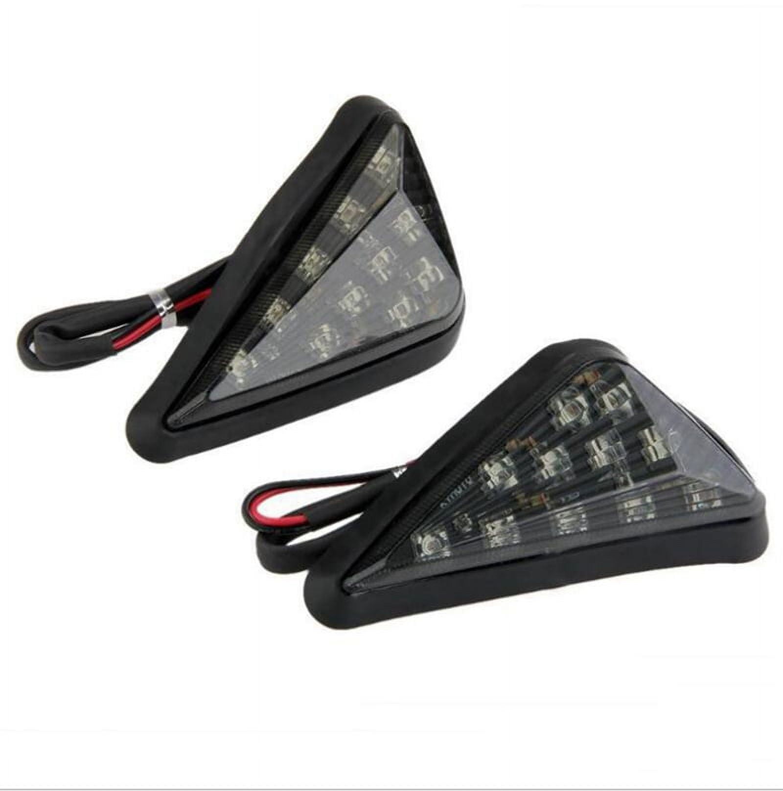 Smoke Triangle Flush Mount LED Turn Signals Blinker - Walmart.com