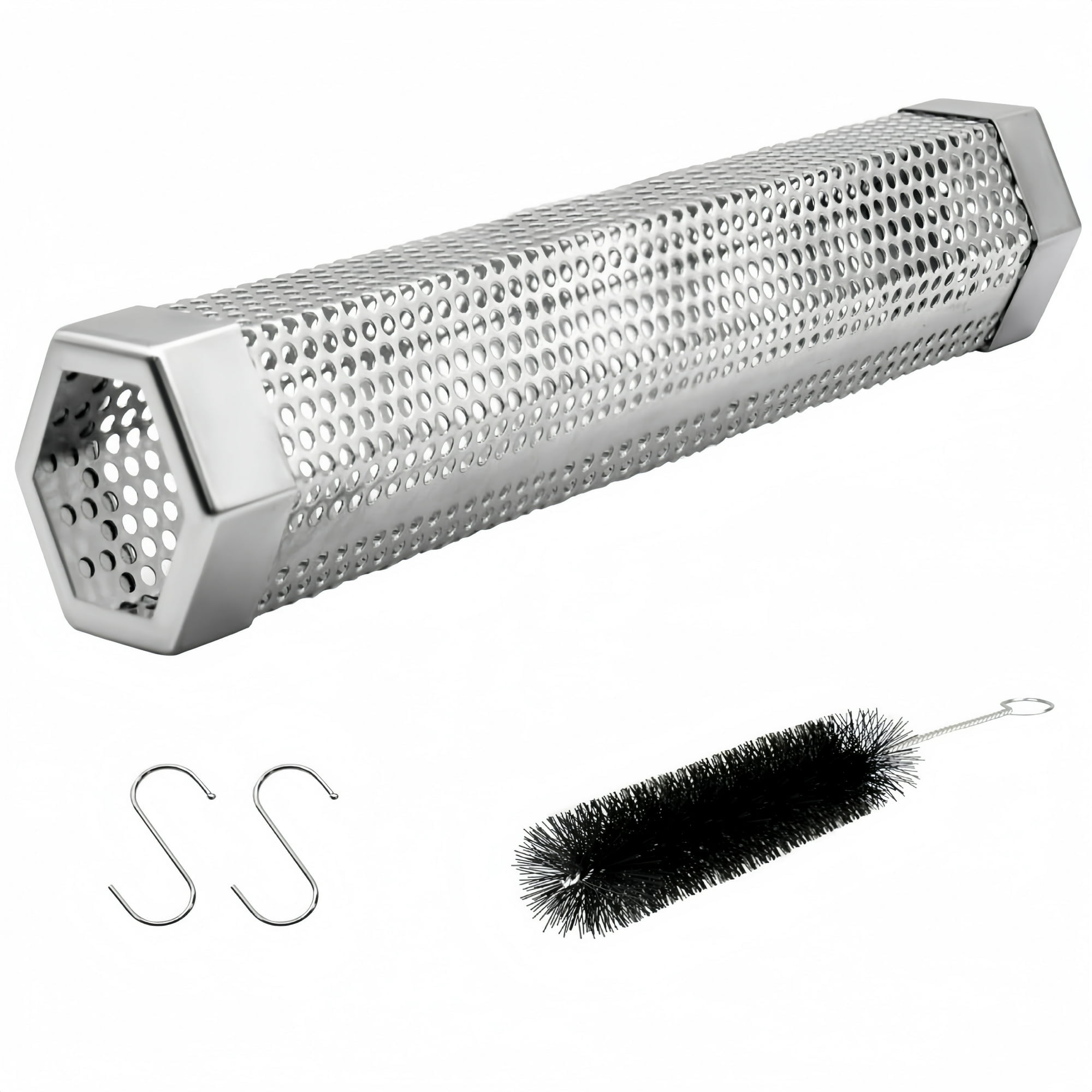 Smoke Tube - 12'' Smoke Tube for Pellet Grill 5 Hours of Billowing ...