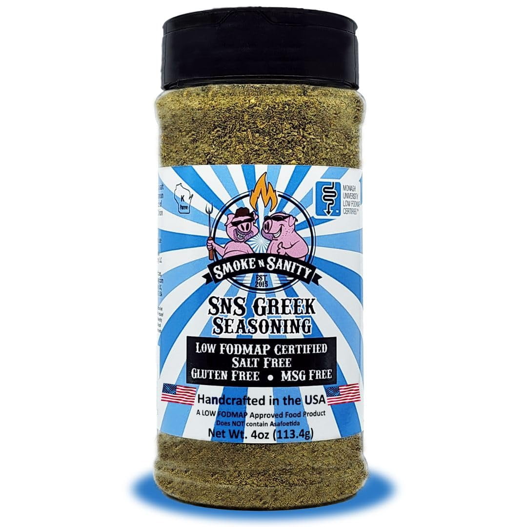 Smoke n Sanity SnS Greek Seasoning - H2FSDMonash Certified Low FODMAP ...