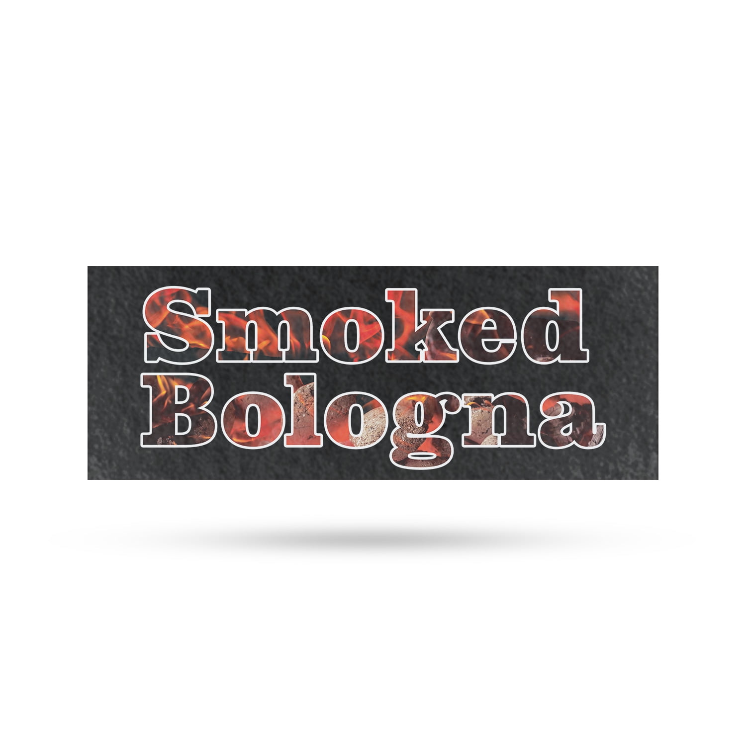 Smoked Bologna Vinyl Decal 24 Inch x 9 Inch Weatherproof Heavy-Duty ...