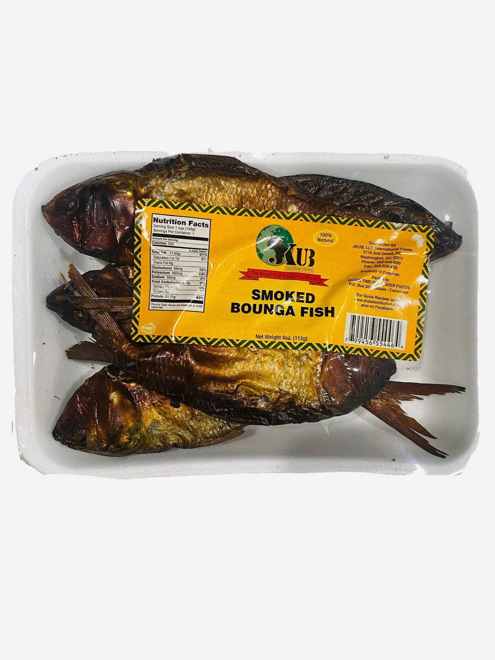 Smoked Bounga Fish - 4oz for Rich African Flavor in Soups Stews ...