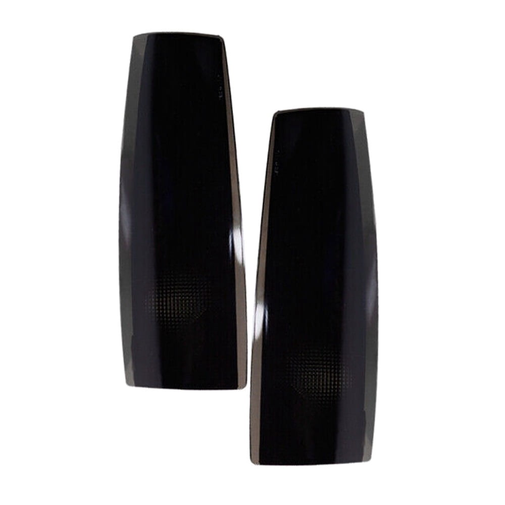 Smoked Front Side Marker Corner Lights with Black Housing and Red ABS ...