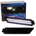 Smoked Lens 42-SMD White Double-Row LED Front Bumper Side Marker Light ...