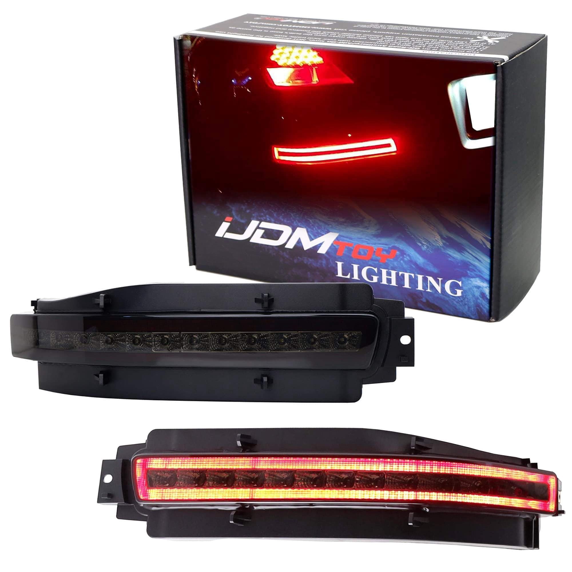 Smoked Lens All-In-One Full LED Lower Bumper Tail Lamps For Nissan 2003 ...