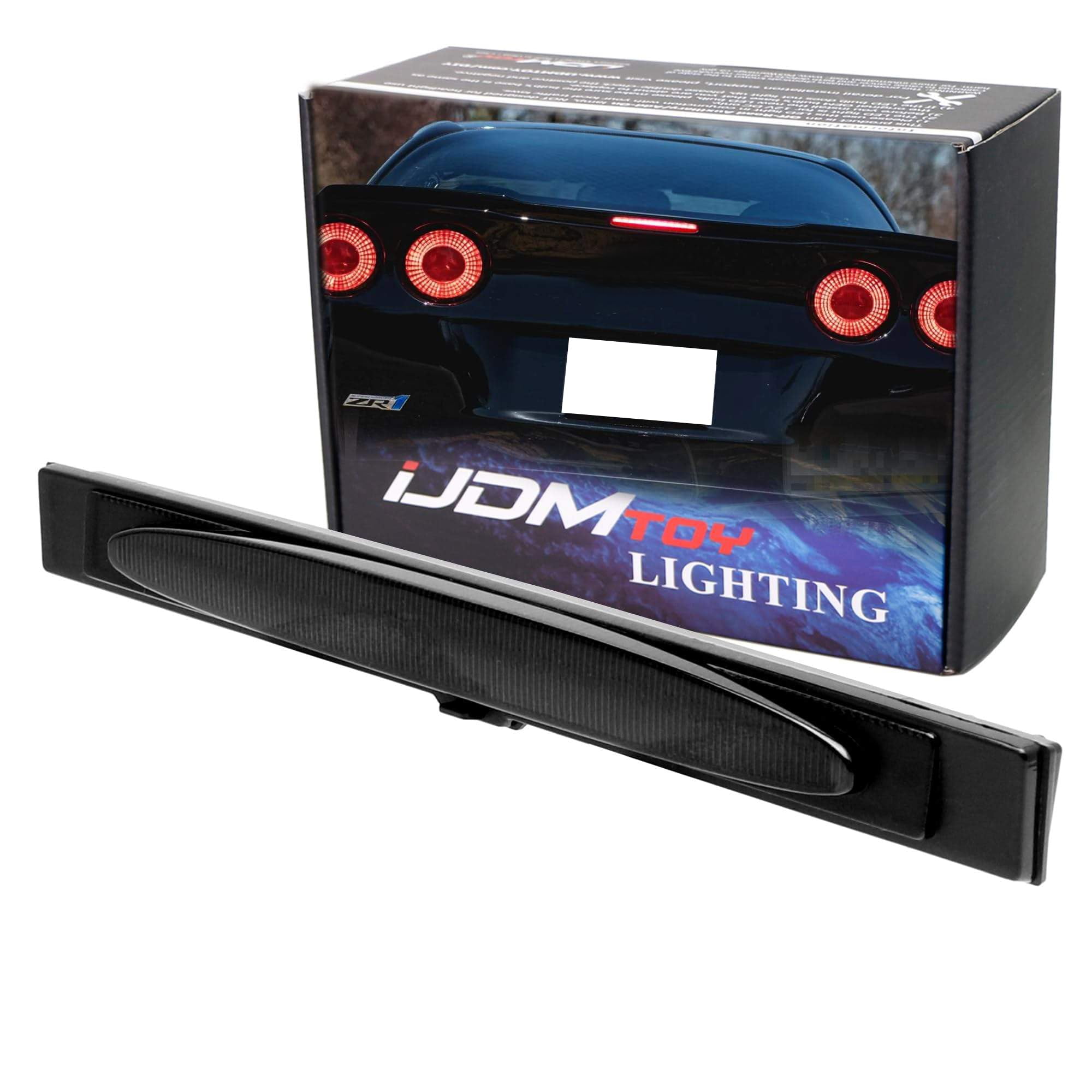 Smoked Lens F1 Style Strobe Featured LED Trunk Lid High Mount Third ...